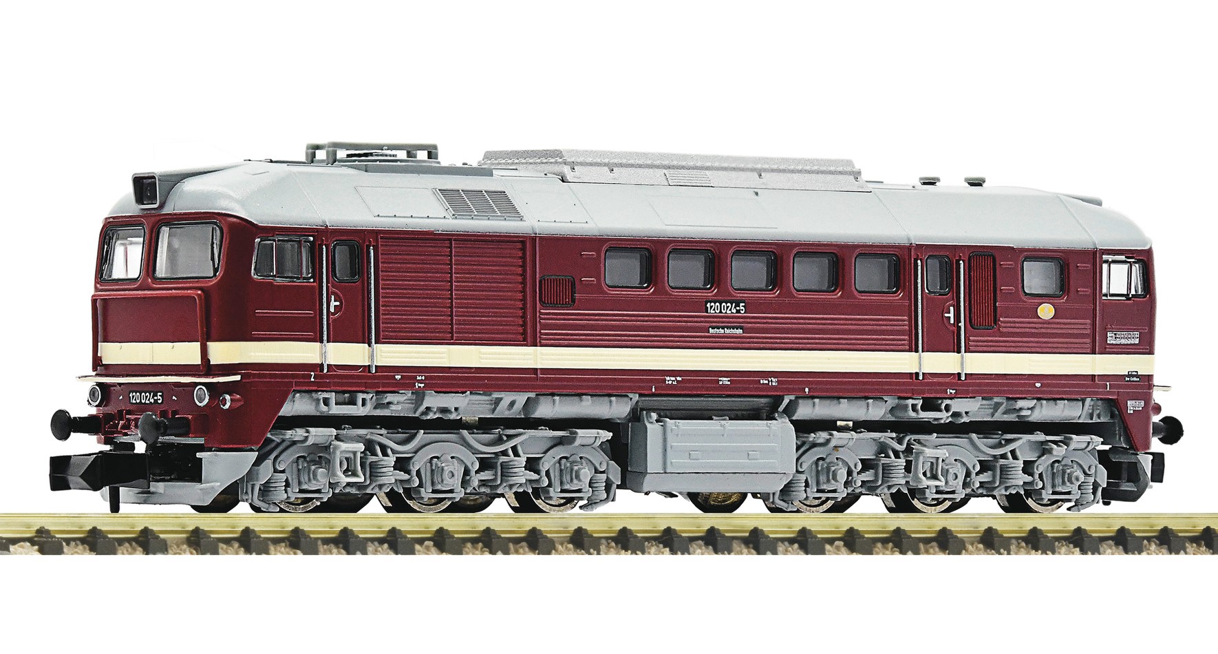 Erlebniswelt Modellbahn - Fleischmann 7370009 N Diesellok BR 120 024-5, DR "Digital+Sound"