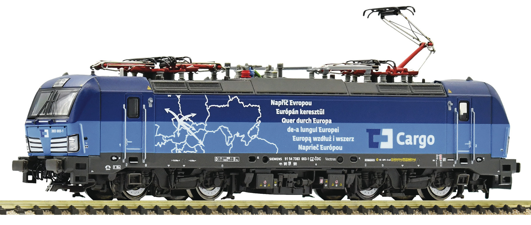 Erlebniswelt Modellbahn - Fleischmann 739395 N E-Lok BR 383 003-1, CD Cargo "Digital+Sound"