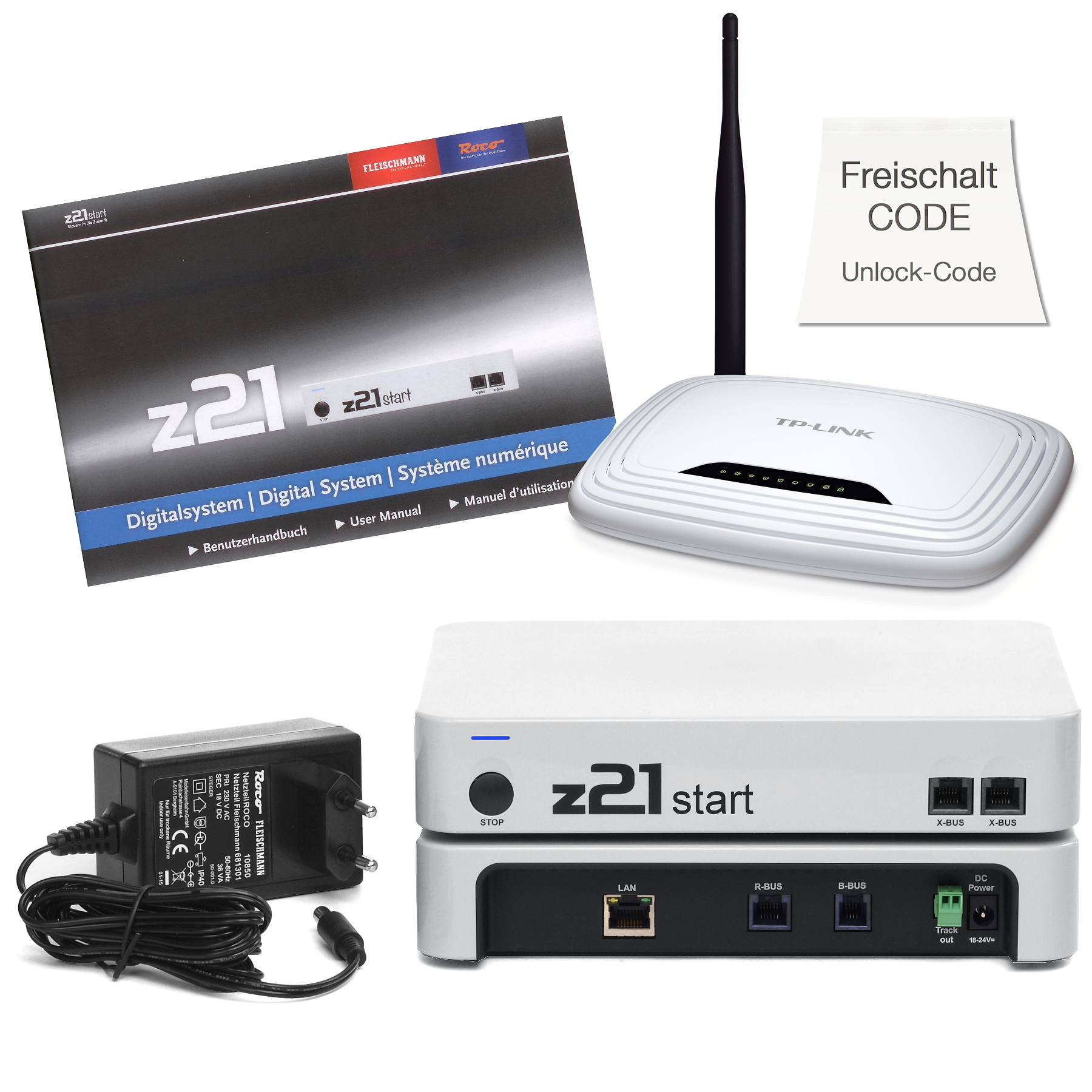 Erlebniswelt-Modellbahn - Roco | Fleischmann 10825 z21 start + 10814 ...