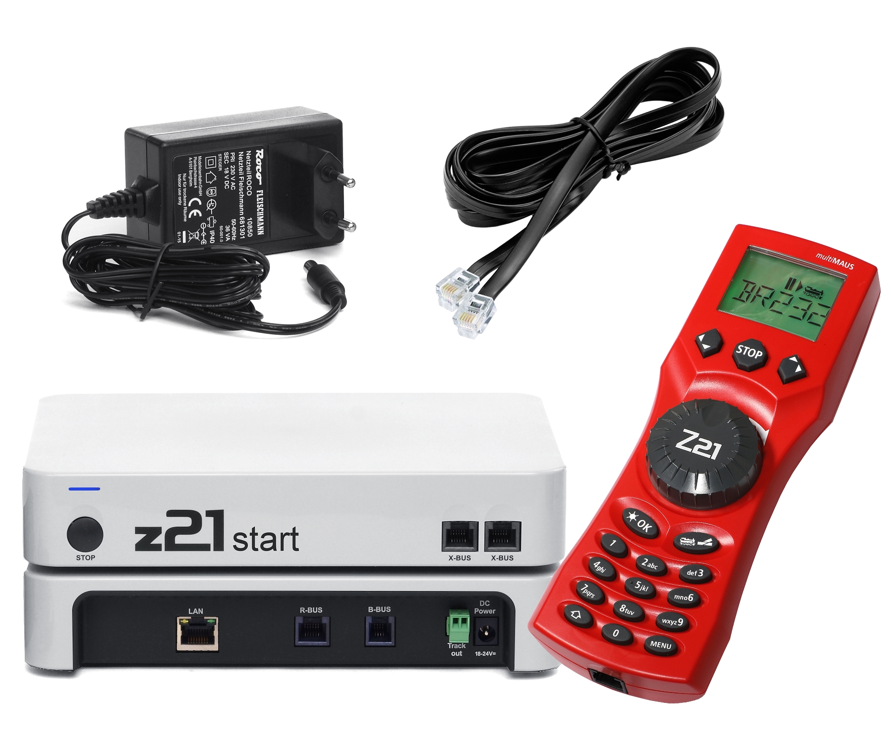 Erlebniswelt-Modellbahn - Roco 10833 z21 start Basis Digitalset