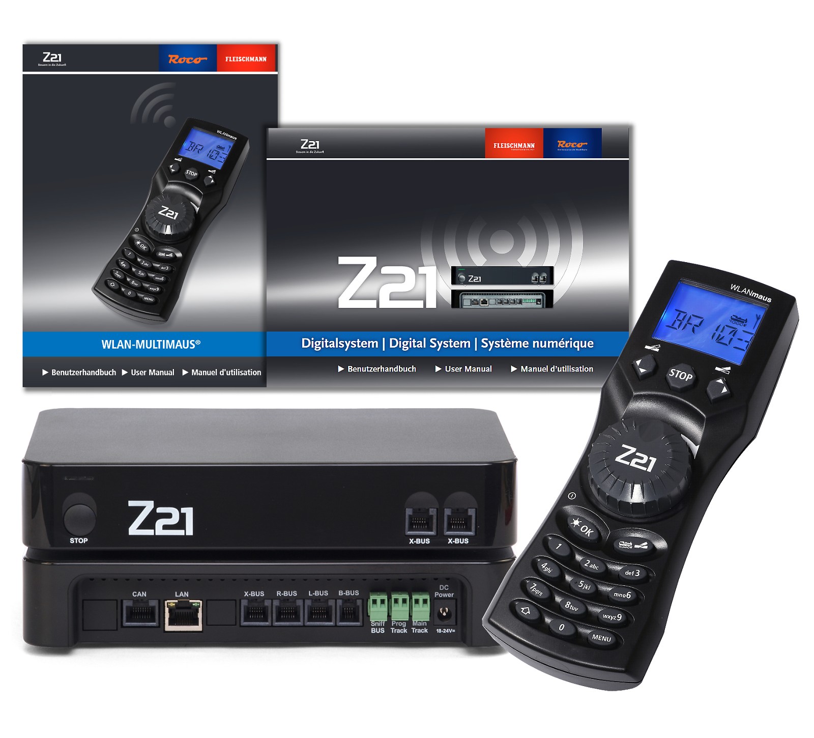 Erlebniswelt Modellbahn - Roco 10834 Z21 Profi Digital-Set mit WLAN-Maus
