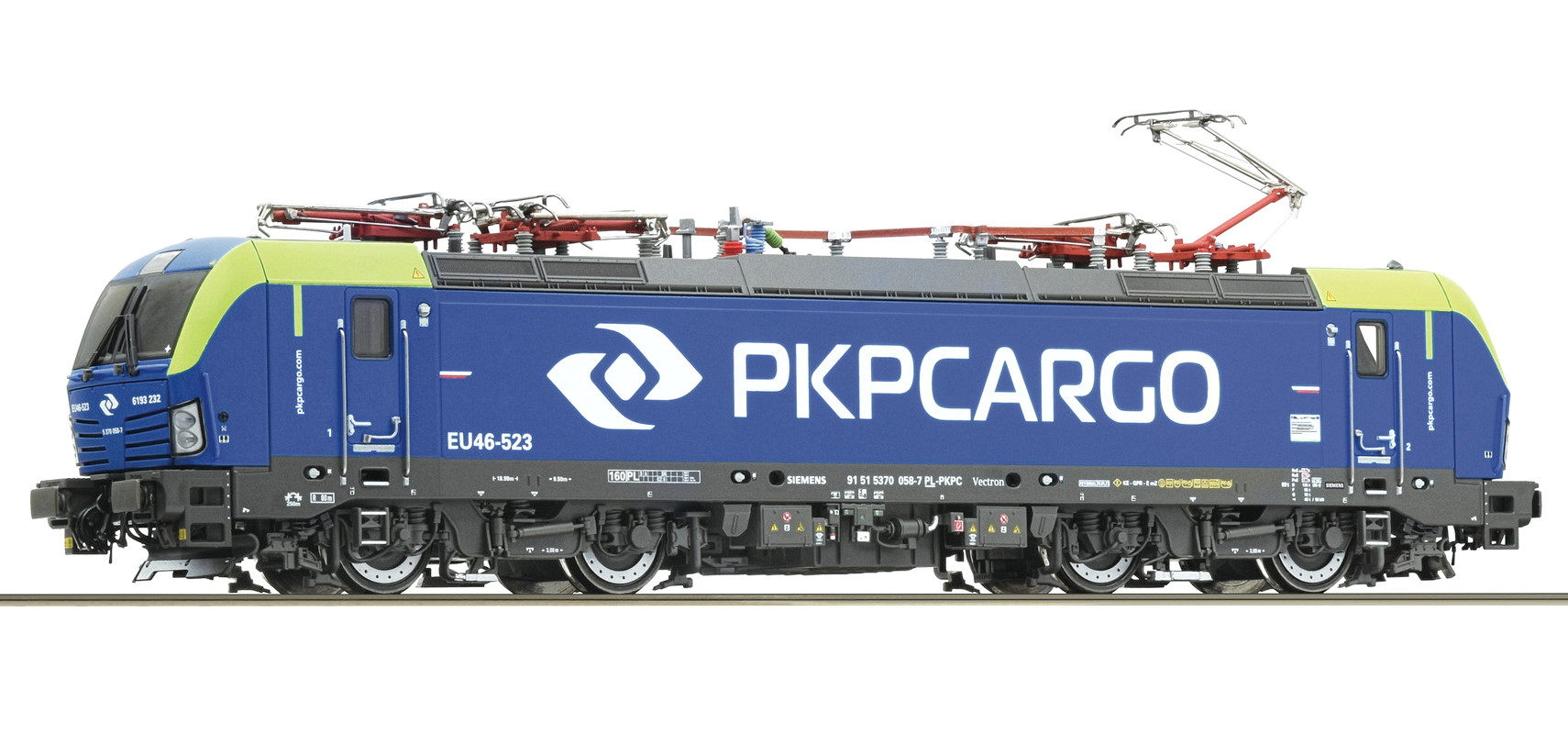 Erlebniswelt Modellbahn - Roco 70058 H0 E-Lok EU46-523, PKP Cargo ...