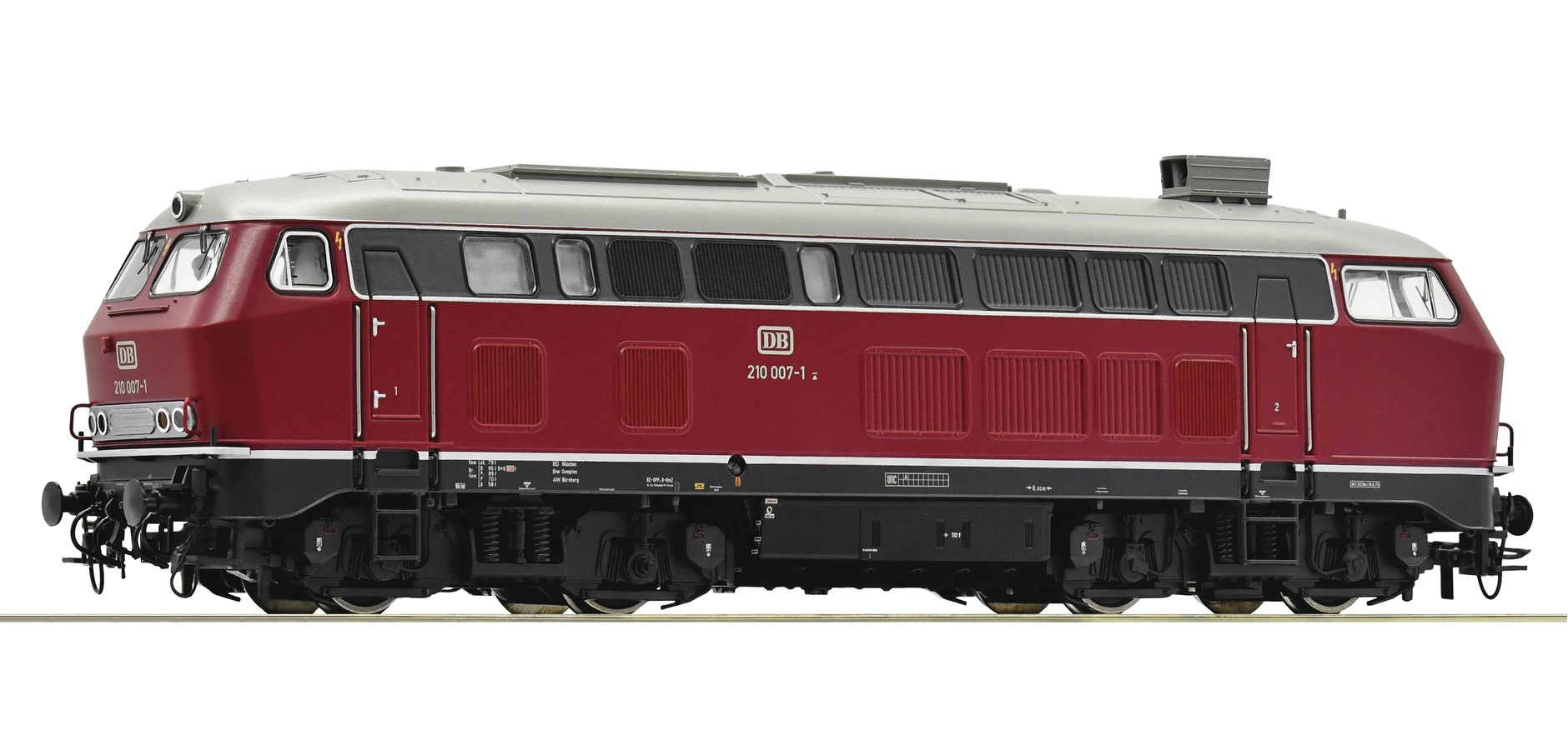 Erlebniswelt Modellbahn - Roco 70765 H0 Diesellok BR 210, DB "Digital ...