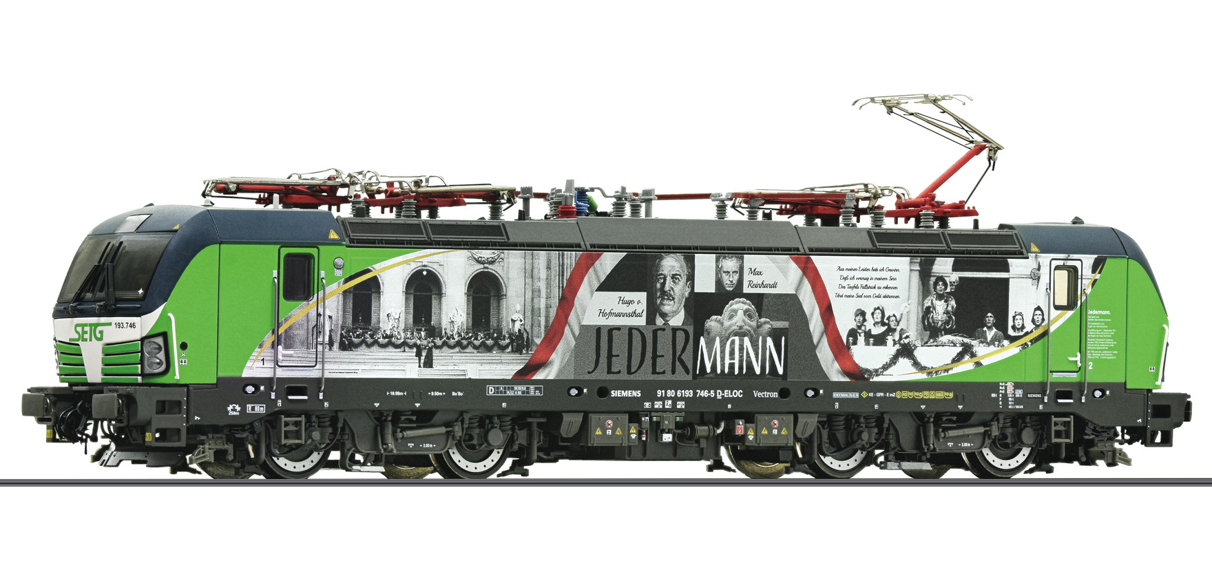 Erlebniswelt Modellbahn - Roco 71997 H0 E-Lok BR 193 746-5, SETG