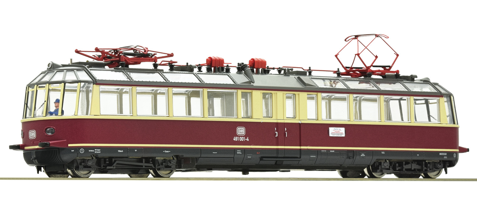 Erlebniswelt Modellbahn - Roco 79197 H0 Elektrischer Triebwagen 491 001 ...