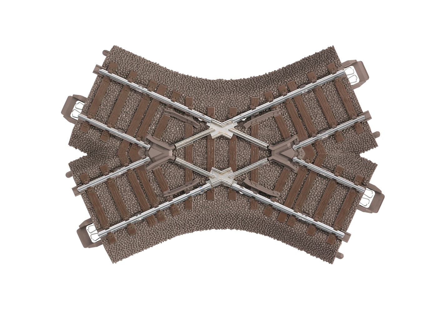 Erlebniswelt Modellbahn - Trix 62649 H0 C-Gleis Kreuzung Länge 103,3 mm